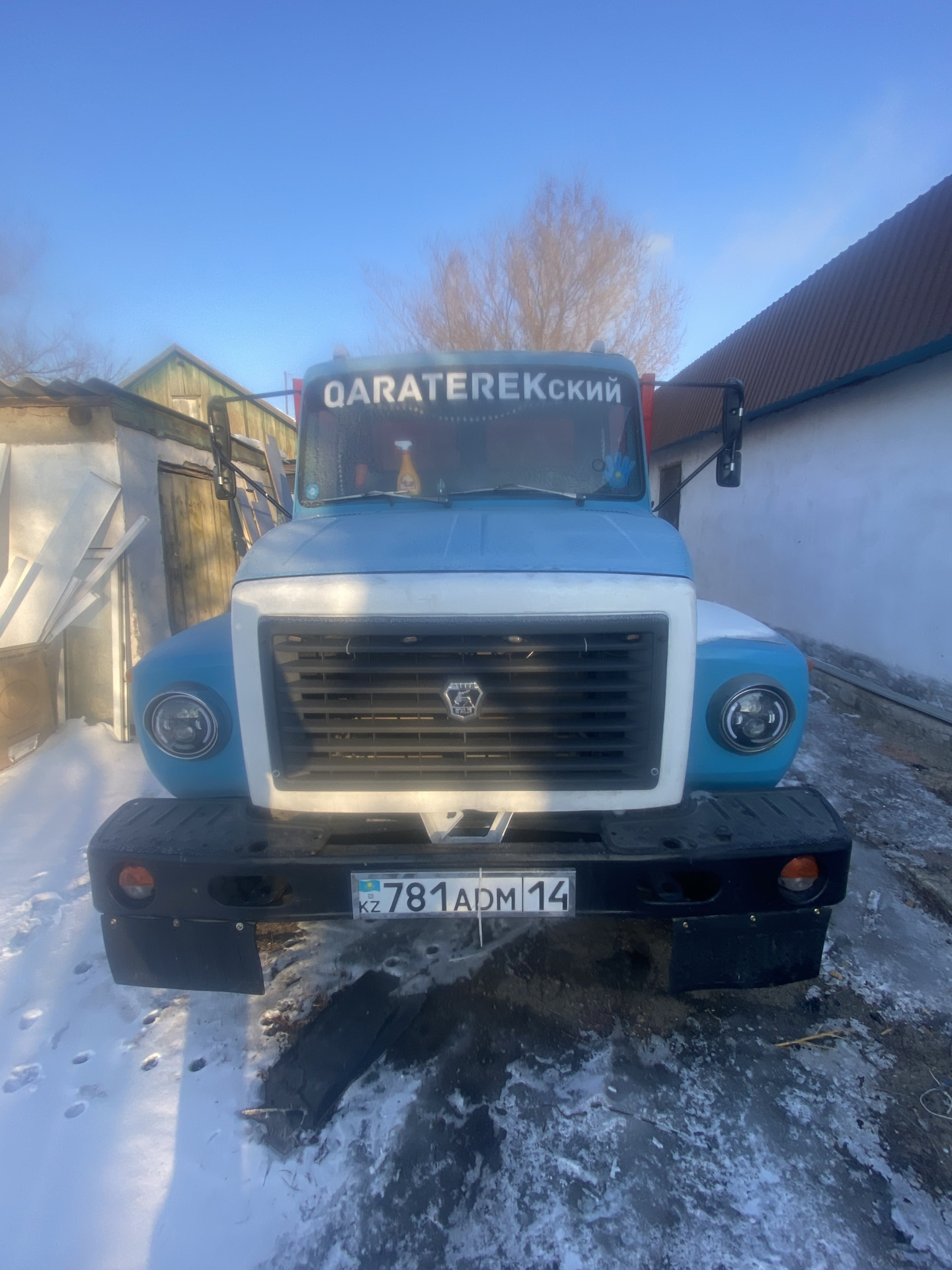 Новая решотка на 3307 — ГАЗ 53, 4,2 л, 1992 года | тюнинг | DRIVE2