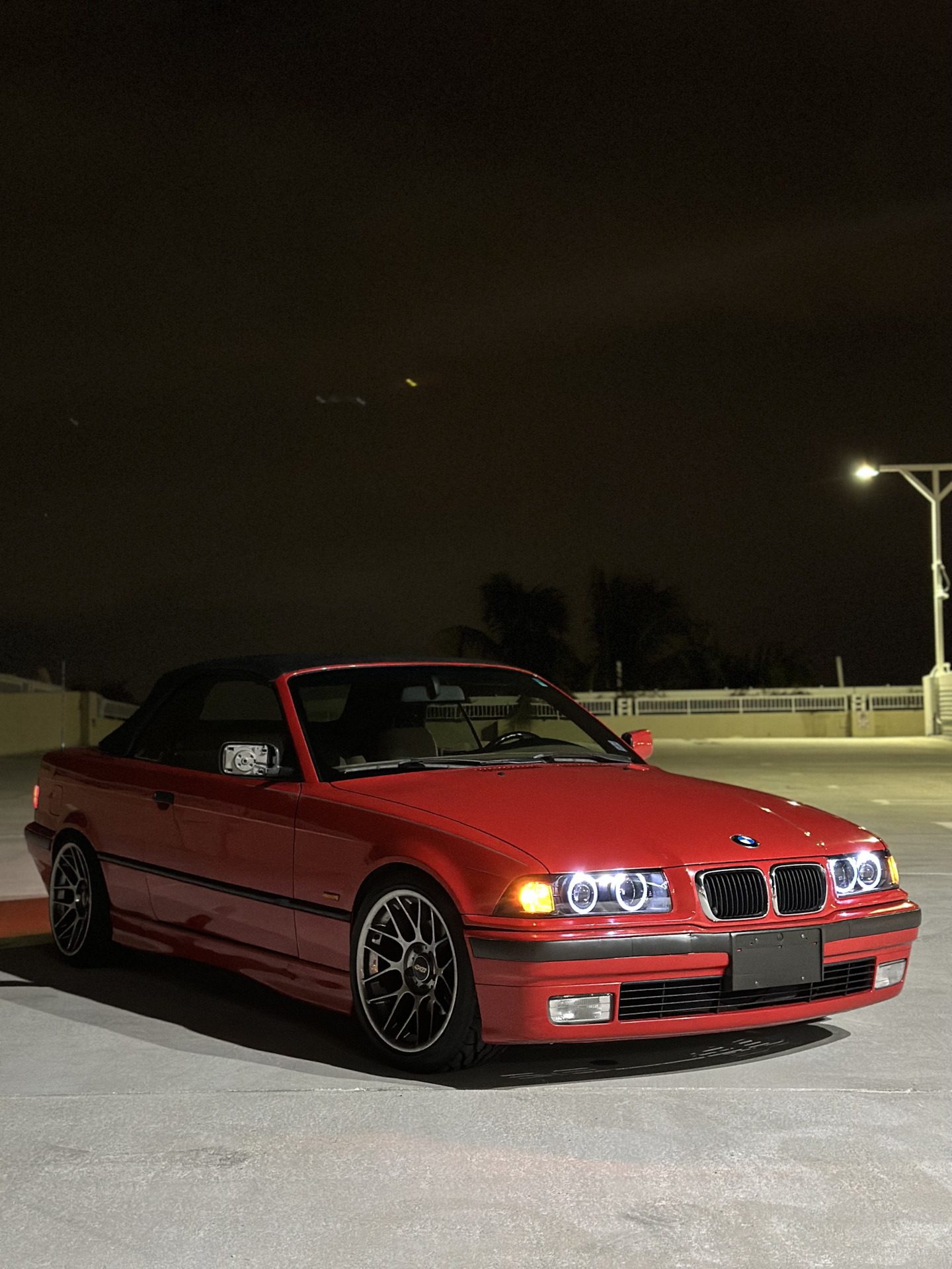 Night ride 🌃 — BMW 3 series Convertible (E36), 2,8 л, 1997 года ...