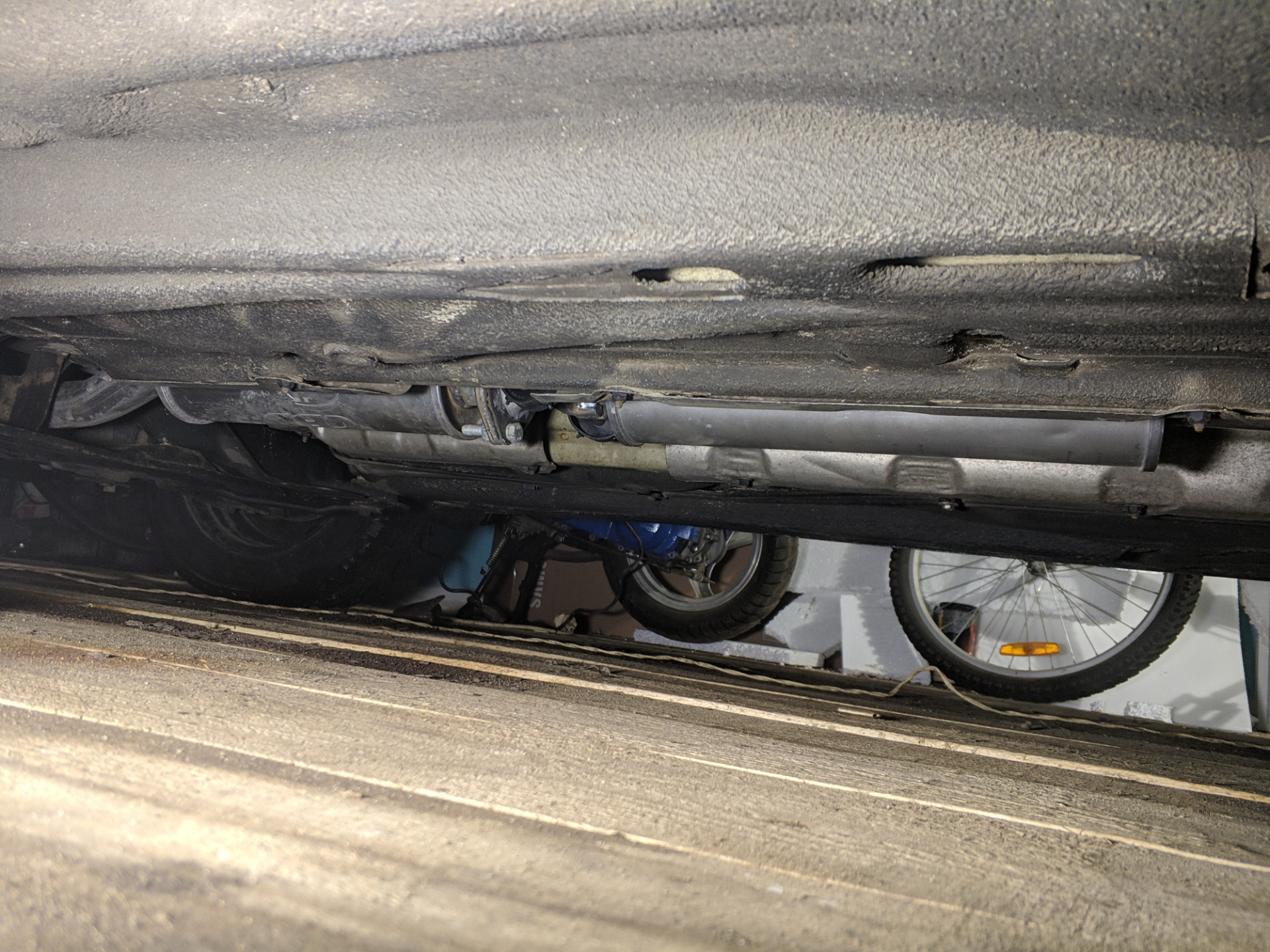 Замена всей выхлопной системы — Chevrolet Lacetti SW, 1,6 л, 2007 года ...