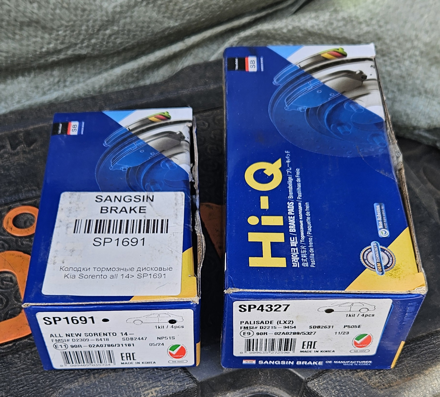 Замена тормозных колодок. — KIA Sorento (3G), 3,5 л, 2018 года ...