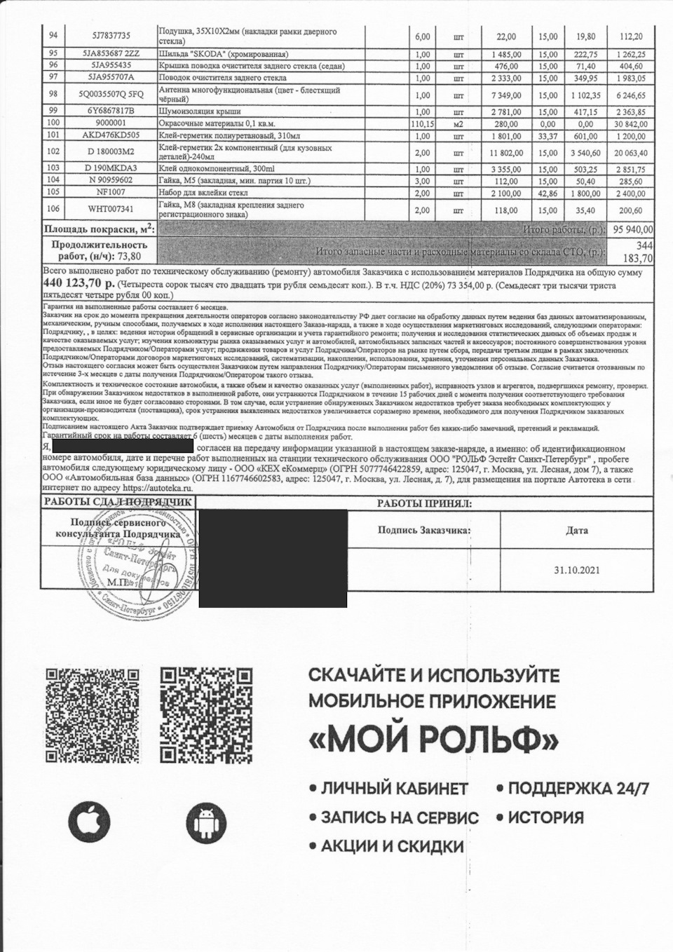 Неприятности сверху — Skoda Octavia A7 Mk3, 1,4 л, 2018 года | кузовной ...