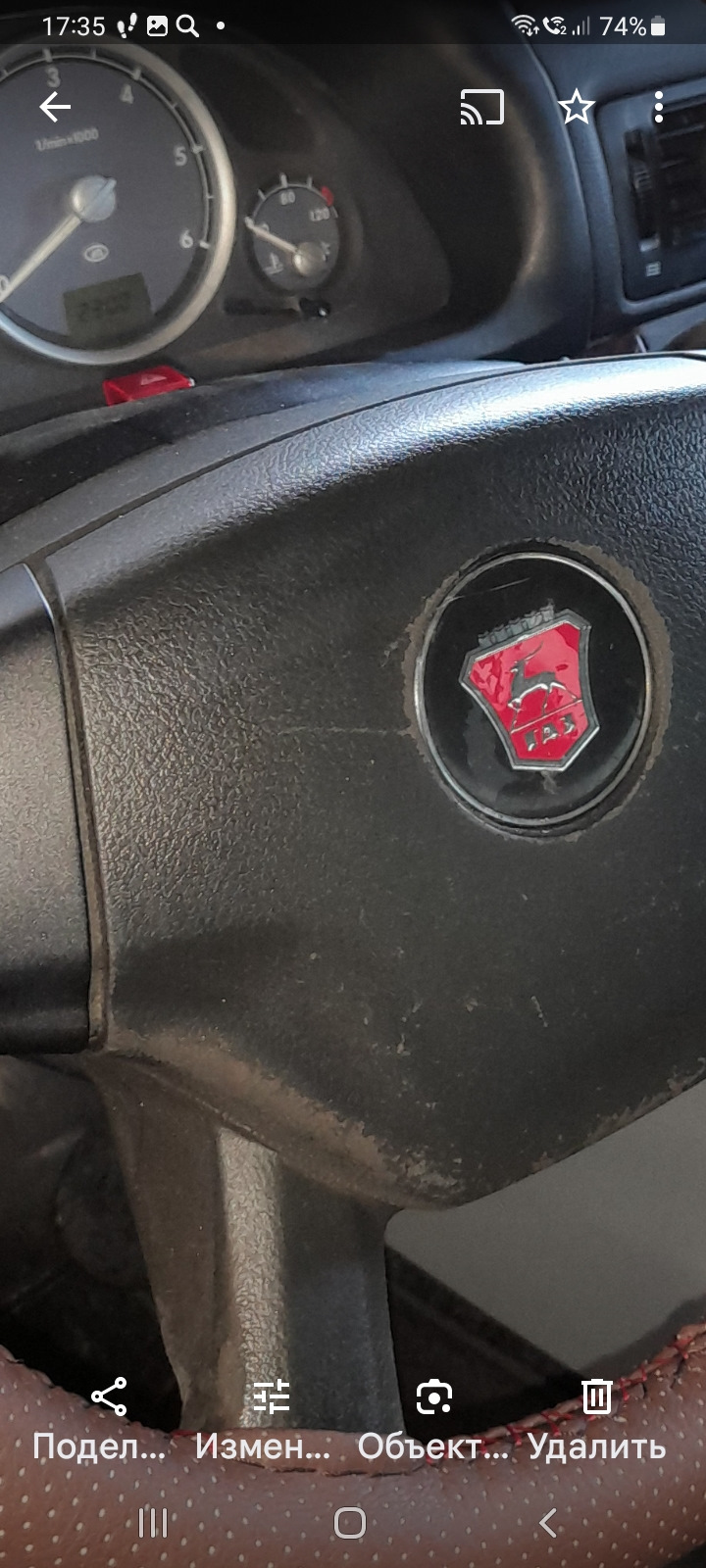 Руль — ГАЗ 31105, 2,4 л, 2008 года | наблюдение | DRIVE2