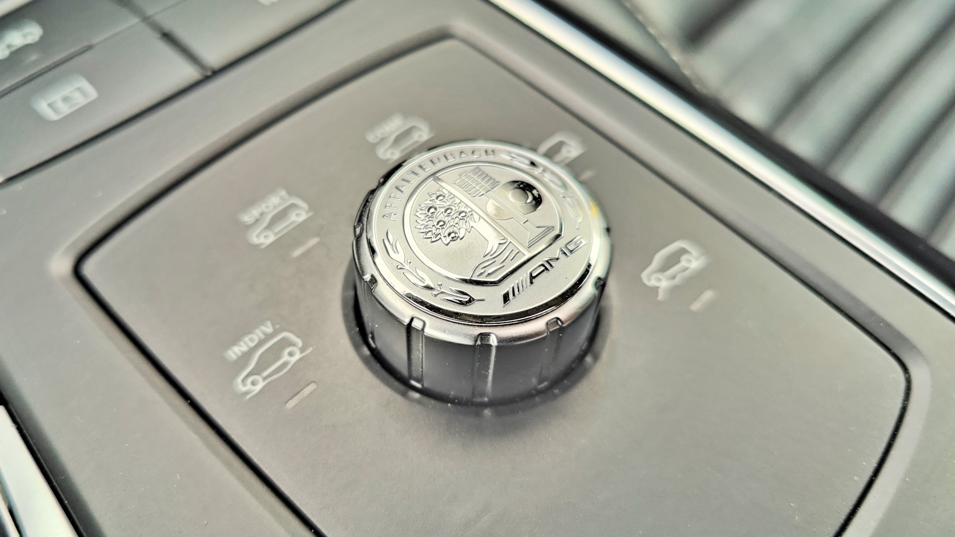 Наклейка на контроллер системы Dynamic select — Mercedes-Benz GLS (X166 ...