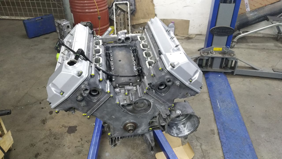 Замена Двигателя M62B44TU — BMW X5 (E53), 4,4 л, 2001 года | просто так ...