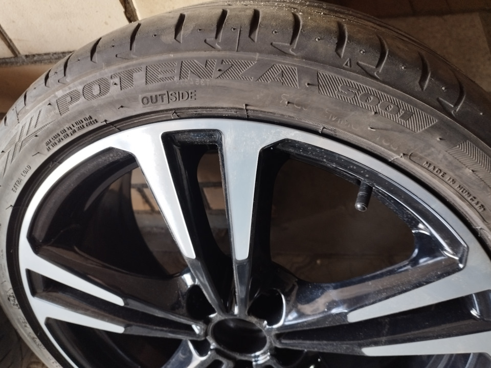 Шины летние Bridgestone 225/40 R18, литые диски 7,5Jx18 ET51 5x112 на ...