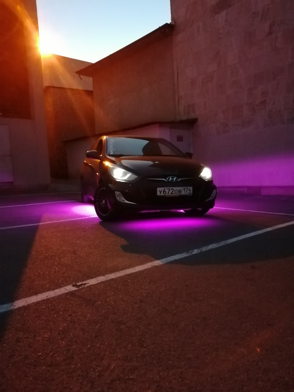 В детстве заигрался в NFS) — Hyundai Solaris (1G), 1,4 л, 2012 года ...