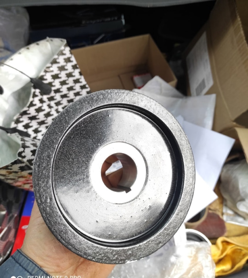 Шкив коленчатого вала Нью Актион бензин G20D на SsangYong Actyon (2G ...