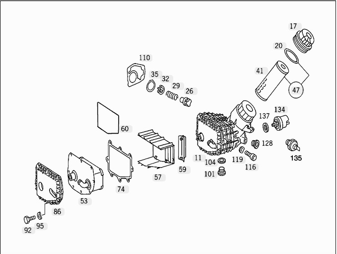 Стартер с охлаждением + ревизия моторчика дросселя — Mercedes-Benz E ...