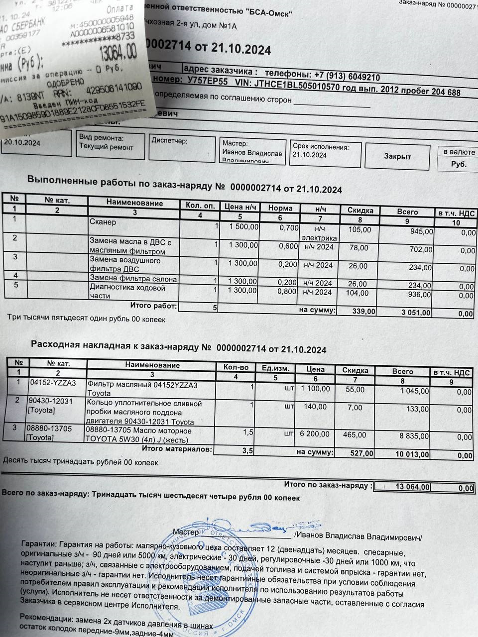 04152YZZA3 Фильтр масляный LEXUS RX/TOYOTA CAMRY 3.5 06- TOYOTA LEXUS ...
