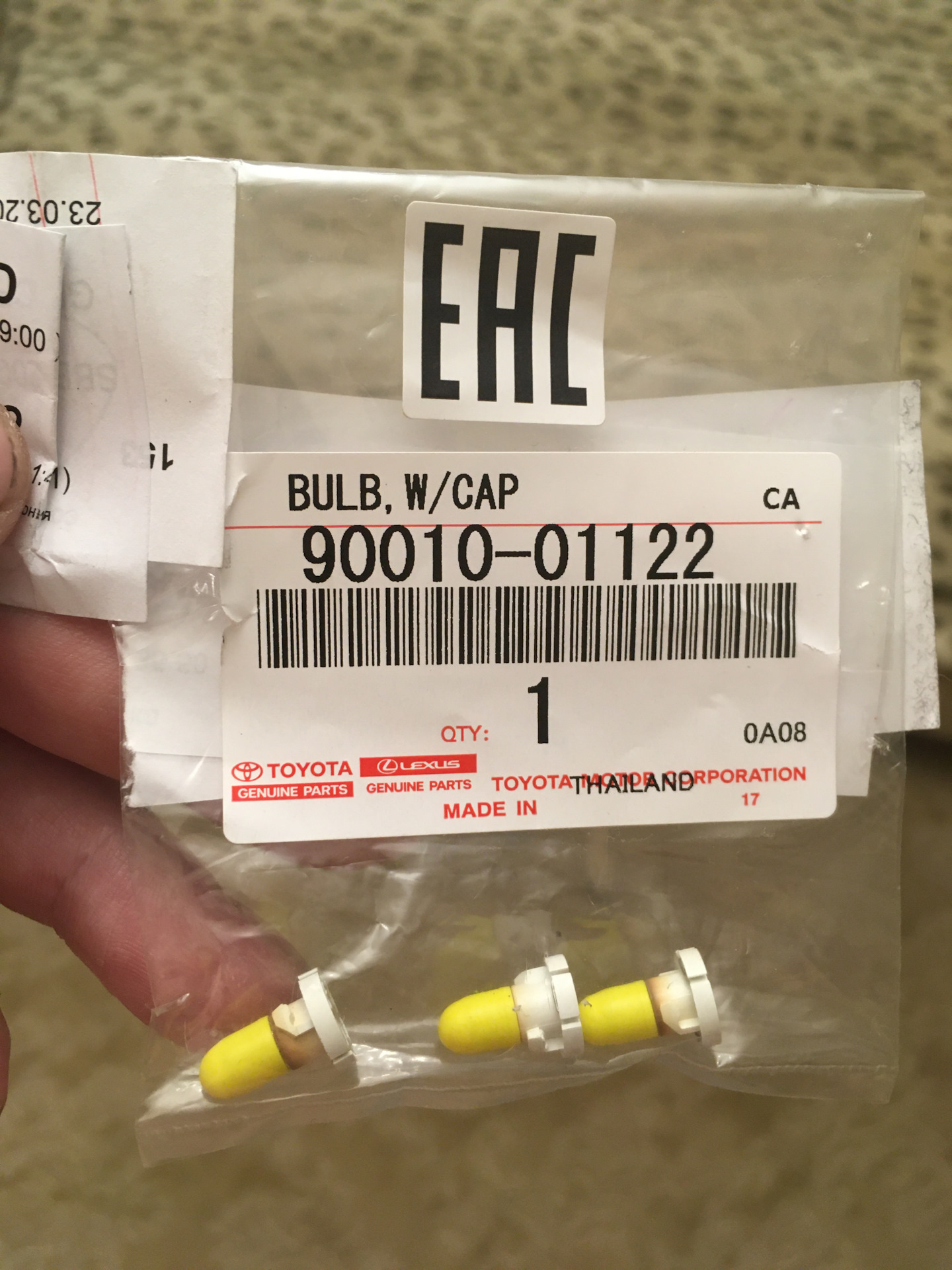 Замена ламп подсветки кондиционера — Toyota RAV4 (III), 2 л, 2010 года ...