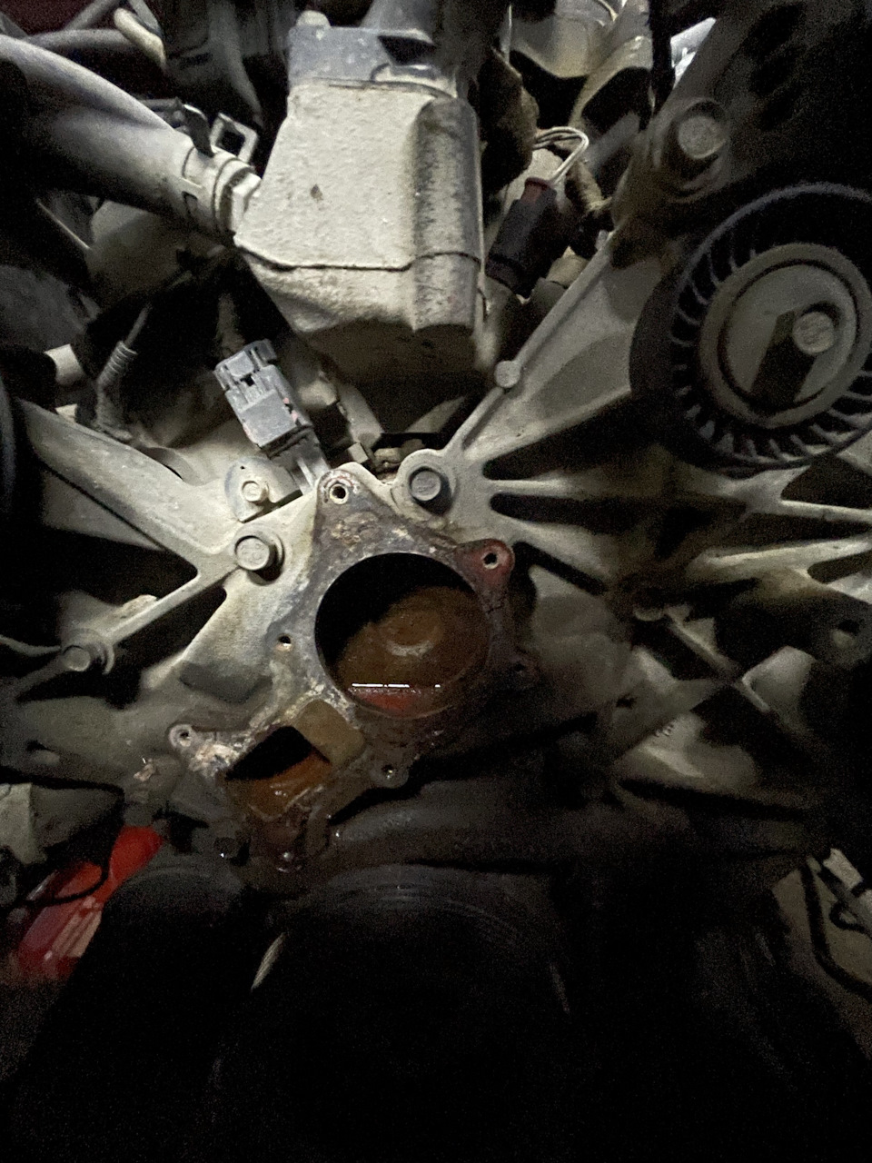 Замена помпы — Jeep Wrangler (JK), 3,8 л, 2008 года | визит на сервис ...