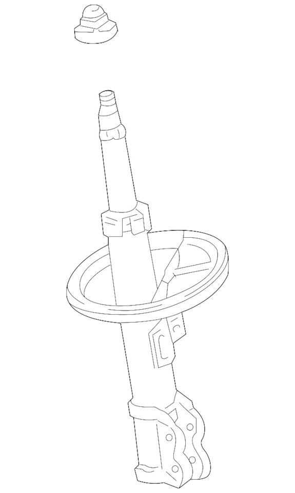 4851029755 Амортизатор TOYOTA LEXUS | Запчасти на DRIVE2