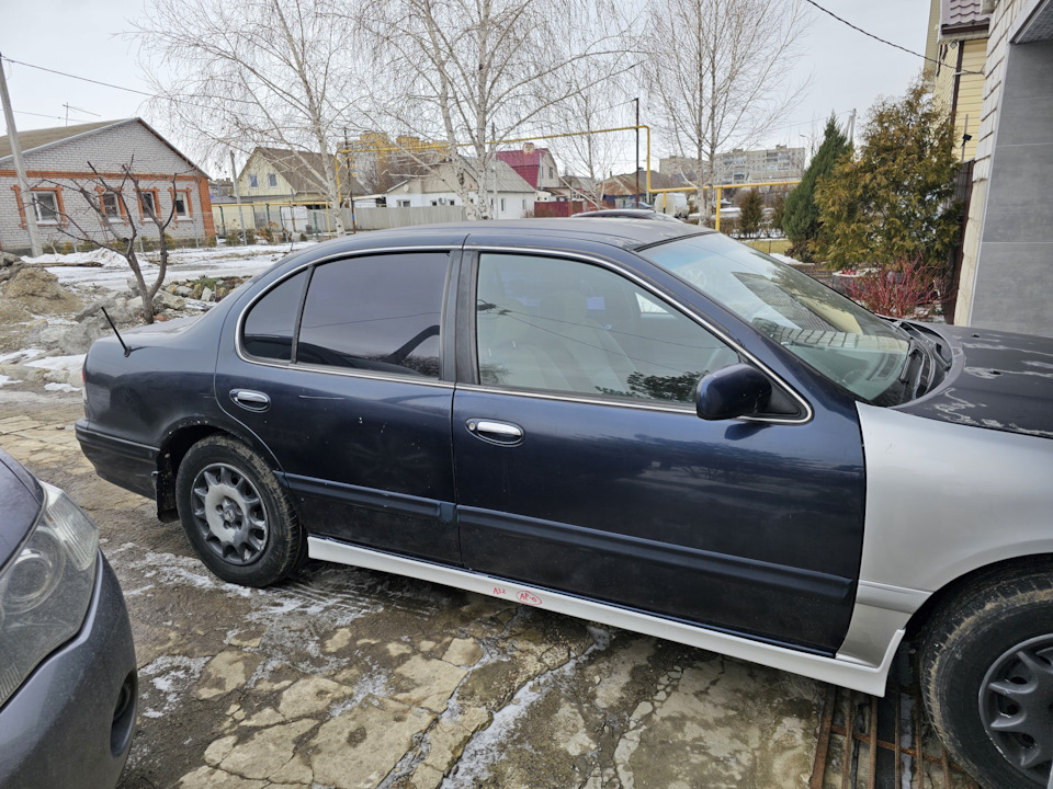 Пороги s touring — Nissan Cefiro (A32), 2 л, 1996 года | стайлинг | DRIVE2