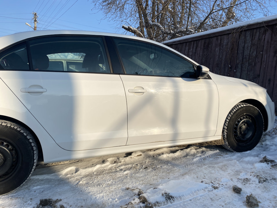 Зимние колёса — Volkswagen Jetta VI, 1,4 л, 2012 года | шины | DRIVE2