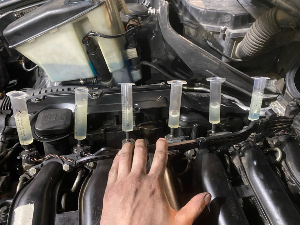 Тест обратки форсунок M57! Дизилисты HELP! — BMW X5 (E53), 3 л, 2005 ...