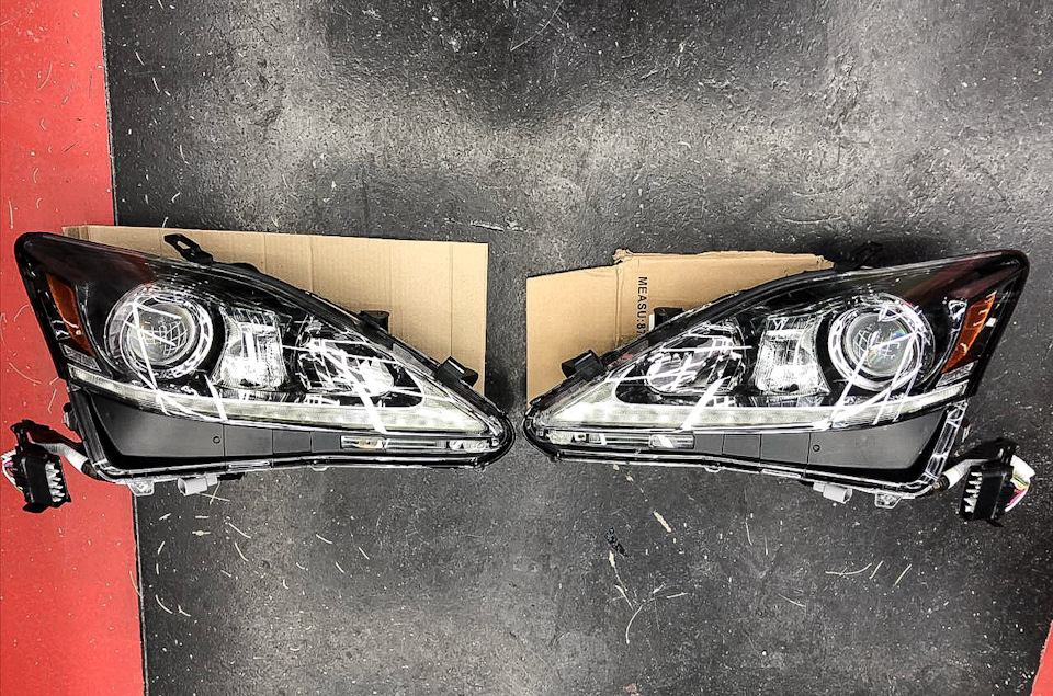 Фары рест-2 — Lexus IS II, 2,5 л, 2008 года | тюнинг | DRIVE2